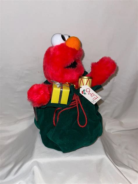 Elmo Christmas Toy Sesame Street Animated Musical Elmo Telco