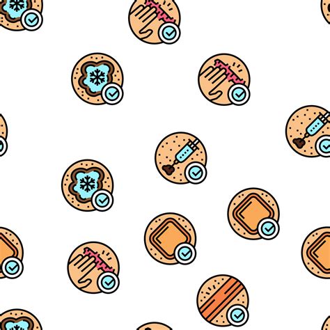 Mole Skin Problem And Disease Vector Seamless Pattern 19590867 Vector