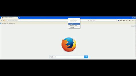 How To Enable Menu Bar In Mozilla Firefox Browser Youtube
