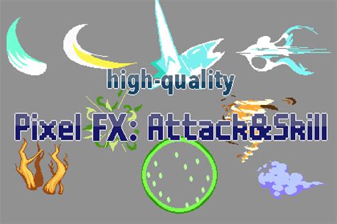 2d Pixel Effect Attackandskill 2d Characters Unity Asset Store