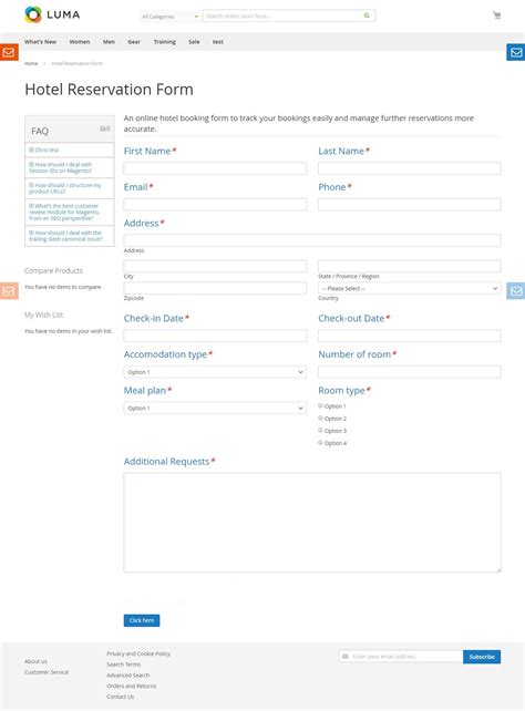 Create Hotel Reservation Form With Magento 2 Visual Form Builder Magento Tutorial And