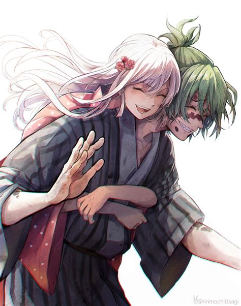 Daki And Gyuutarou Kimetsu No Yaiba Drawn By Shirimochiusagi Danbooru