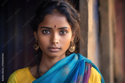 Photo Of A Young Dalit Woman In Her Early 20s Her Attire Modest But