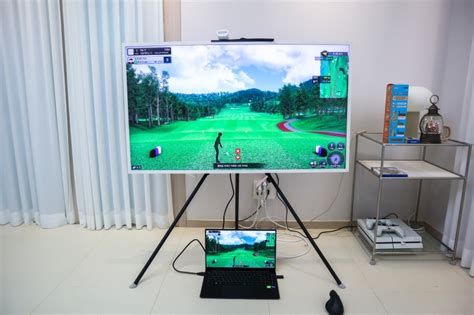 집에서 즐기는 스크린골프 골프존 비전홈 설치및 플레이 후기 네이버 블로그