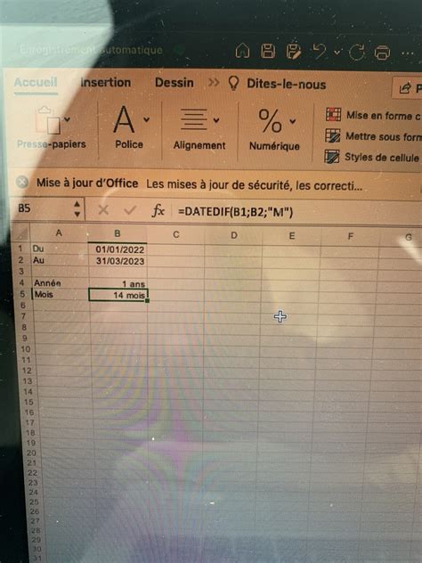 Calcul Date Avec Fonction Datedif Excel Forum Formule Excel
