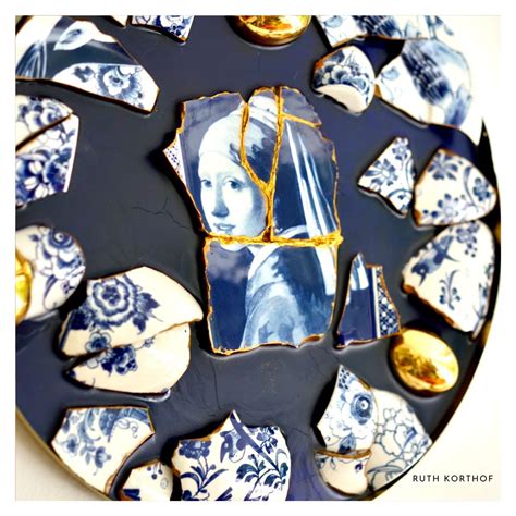 Kintsugi Girl With A Pearl Earring Ruth Korthof