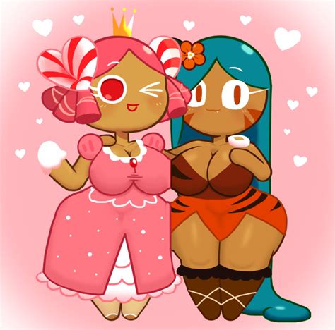Rule 34 Cookie Run Duo Duo Female Duo Focus No Sex Pangotime Princess Cookie Tiger Lily Cookie