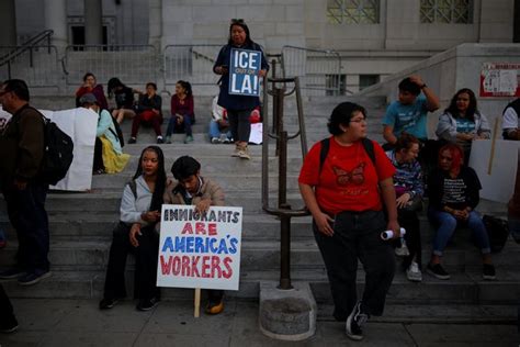 Trumps Immigration Crackdown Sparks Protests Rallies