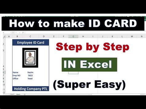 How To Make Employee Id Card In Excel Using Formula