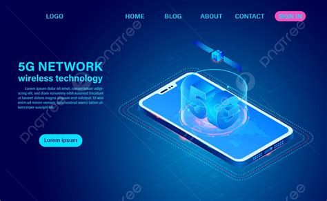 5g Network Wireless Technology Communication On Mobile Wireless Fast Communication Vector