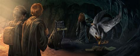 Harry Ron Hermione And Buckbeak A Goblet Of Fire Adventure In Hd