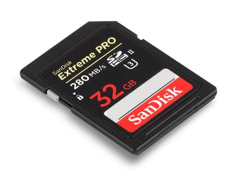SanDisk Extreme Pro 280MB/s 32GB UHS-II SDHC Memory Card - Camera ...
