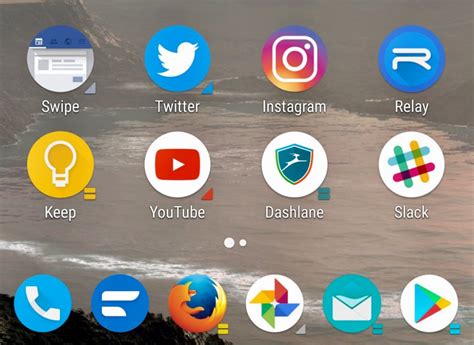 applications what are these small icons next to app android
