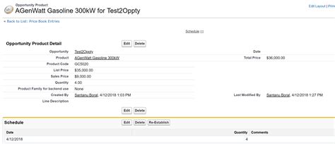 Opportunity Update Of Quantity Is Modifying Sales Price But Not Total