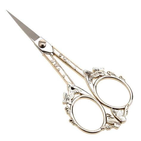 Badubg Малки ножици с форма на пеперуда от неръждаема стомана Направи