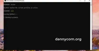 How To Make Flash Disk Bootable Using Command Prompt Cmd Dannycom