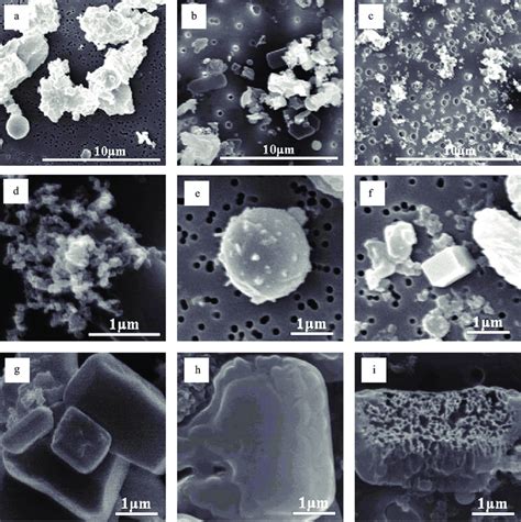 Sem Micrographs Of Size Segregated Particles A Coarse Particles B