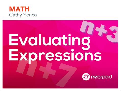 Evaluating Expressions