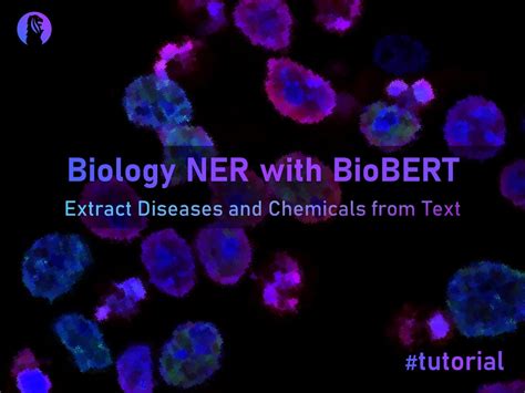 biology named entity recognition with biobert news machinelearning sg