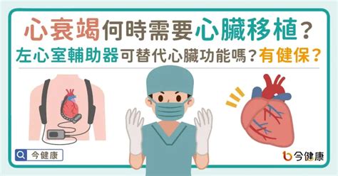 【心臟衰竭】何時需要心臟移植？左心室輔助器可替代心臟功能嗎？有沒有健保？ 醫藥健康 生活 Nownews今日新聞
