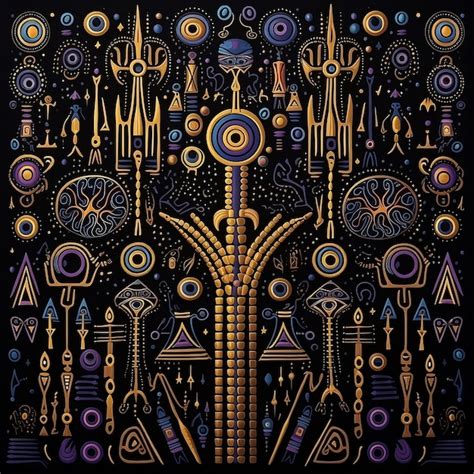 Premium Ai Image African Pattern