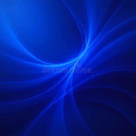 Gradient Blue Abstract Background With A Soft Curve And Smooth Lighting Stock Illustration