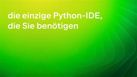 Pycharm Die Einzige Python Ide Die Sie Benötigen The Pycharm Blog