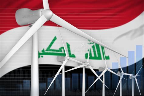 Iraq Wind Energy Power Digital Graph Concept Green Natural Energy