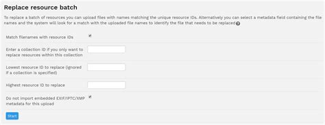 Batch Replace ResourceSpace