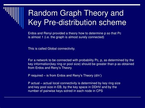 Ppt Revisting Random Key Pre Distribution Schemes For Wireless Sensor