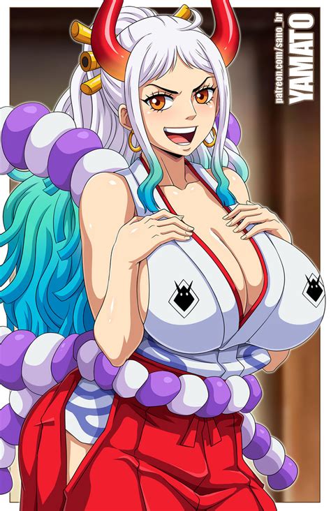 Yamato One Piece Drawn By Sanobr Danbooru
