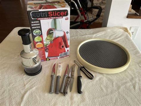 Lazy Susan Knives Choppers Legacy Auction Company