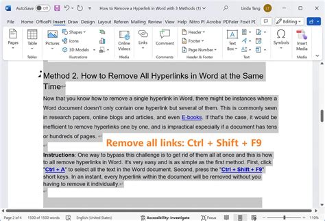 How To Remove A Hyperlink In Word With 3 Methods Updf