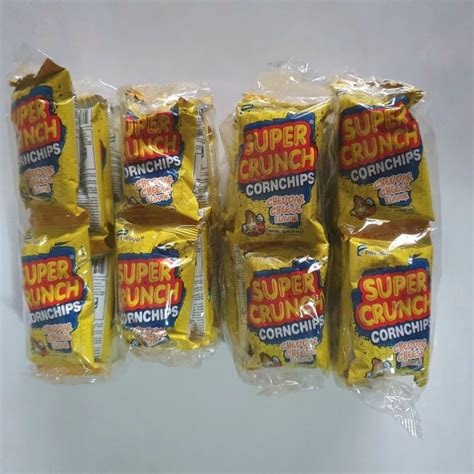 4 Pack Super Crunch Corn Chips Yellow Cheddar Cheese Flavor Lazada Ph