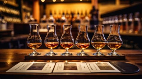 Premium Photo An Inviting Image Of A Whiskey Tasting Setup With A