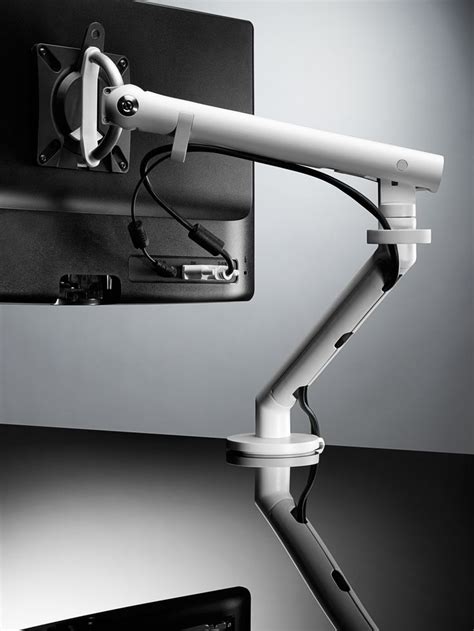 Entirely Adjustable Monitor Arms With Aesthetic Design Flo CBS Monitor Arms Ergonomic
