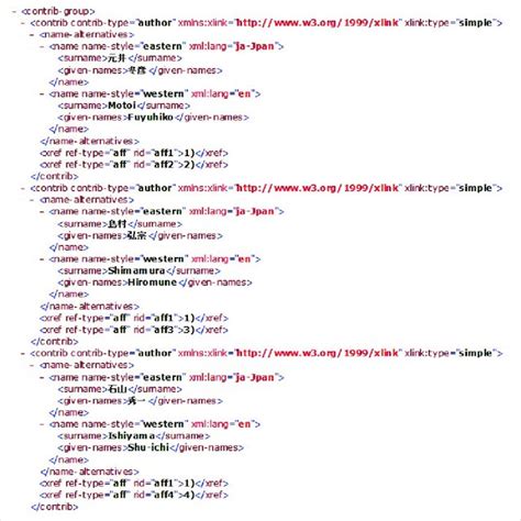 An Example Of Microsoft Office Open Xml Tags Download Scientific Diagram
