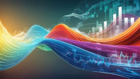 Colorful Waves Representing Data Analytics And Visualization Concepts Premium Ai Generated Image