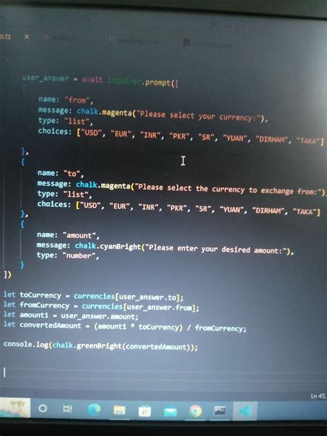 Mehwish Hasny On Linkedin Currencyconverter Cliprojects Cli Typescript Nodejs