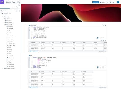 Product Sql Editor Pushmetrics