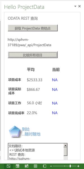 创建将 Rest 与本地 Project Server Odata 服务结合使用的 Project 加载项 Office Add Ins