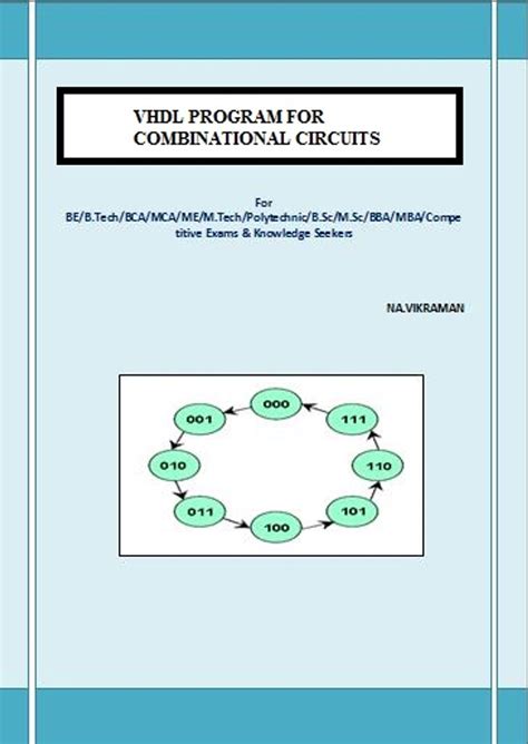 Vhdl Program For Combinational Circuits Ebook By Vikraman N Epub Book Rakuten Kobo 1230005974443