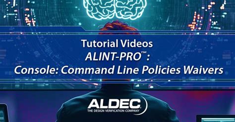 Check Out Our Latest Tutorial Video For Alint Pro Aldec