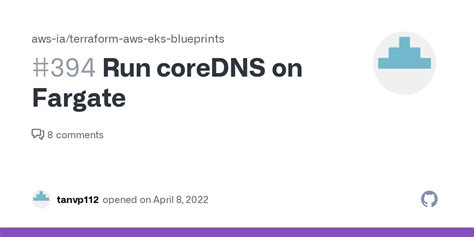 run coredns on fargate · issue 394 · aws ia terraform aws eks