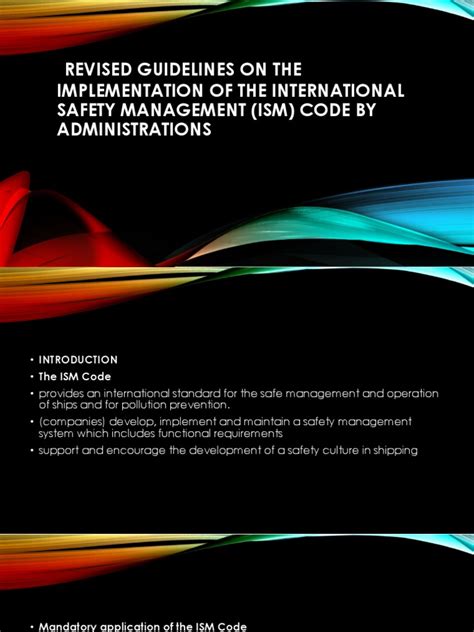Revised Guidelines On Implementation Of Ism Code Pdf Verification And Validation Audit