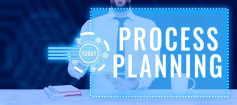 Text Caption Presenting Process Planning Business Approach The