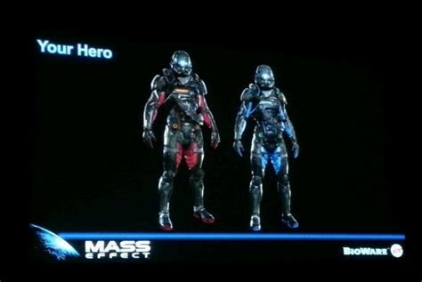 Mass Effect 4 Gets First Glimpse Of Male And Female Player Armor