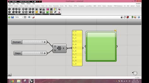 라이노 그래스호퍼 [grasshopper basic] range series youtube