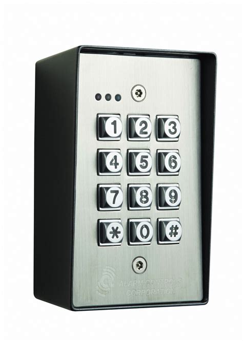 Alarm Controls Keypad Stainless Steel Access Control Keypad 48zw63