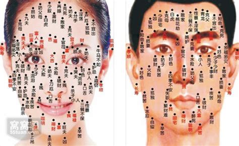 脸上痣图解大全 脸上吉痣 后背痣大全 大山谷图库